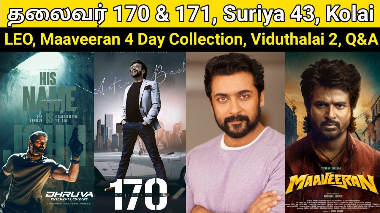 Thalaivar 170 & 171 | Suriya 43, Maaveeran Collection, Viduthalai 2 ...