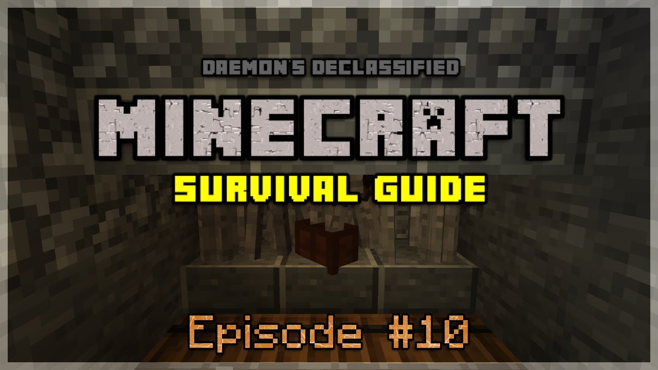 SKELETON XP FARM! | Daemon's Declassified Minecraft Survival Guide EP ...