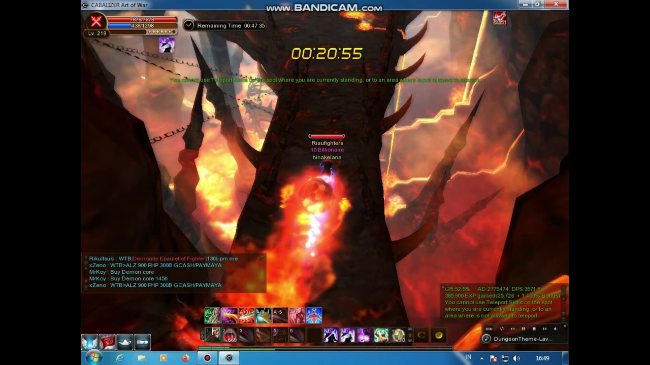 Cabal Online - Blader solo Lava Hellfire (Awakened) - YouTube