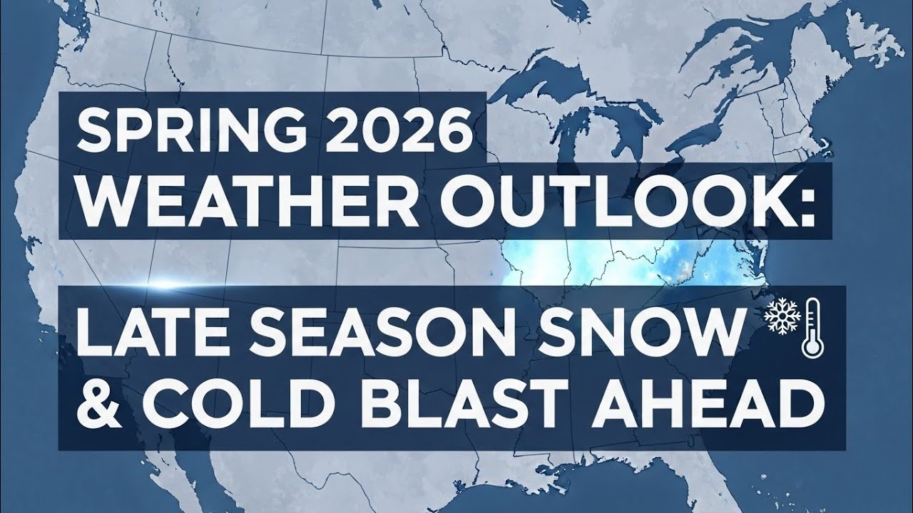 Spring 2026 Weather Outlook:Late Season Snow & Cold Blast Ahead# ...