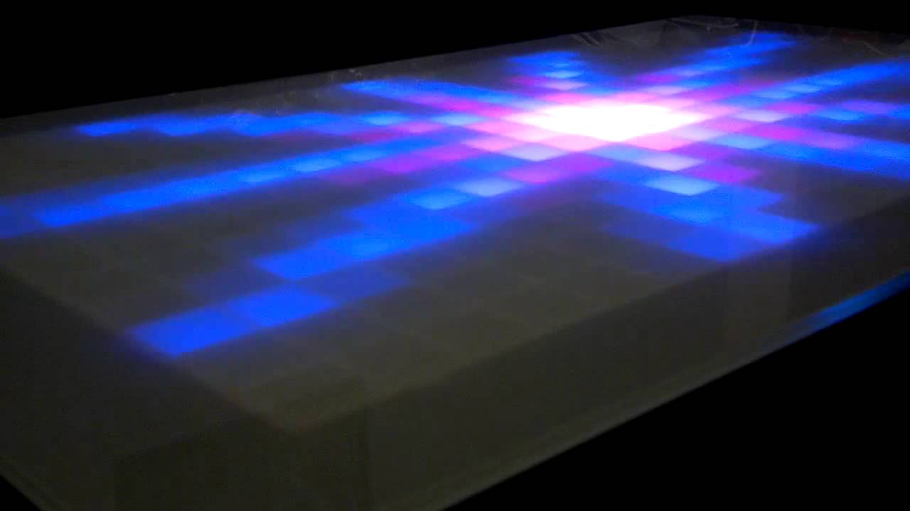 DIY LED Matrix Table - YouTube