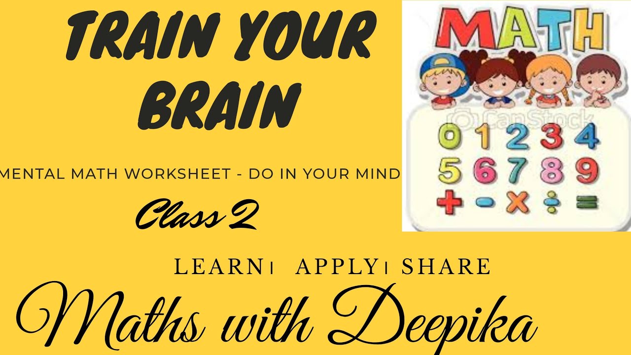 Class 2 Maths Worksheet Mental Math YouTube class-2-maths-worksheet-mental-math-youtube