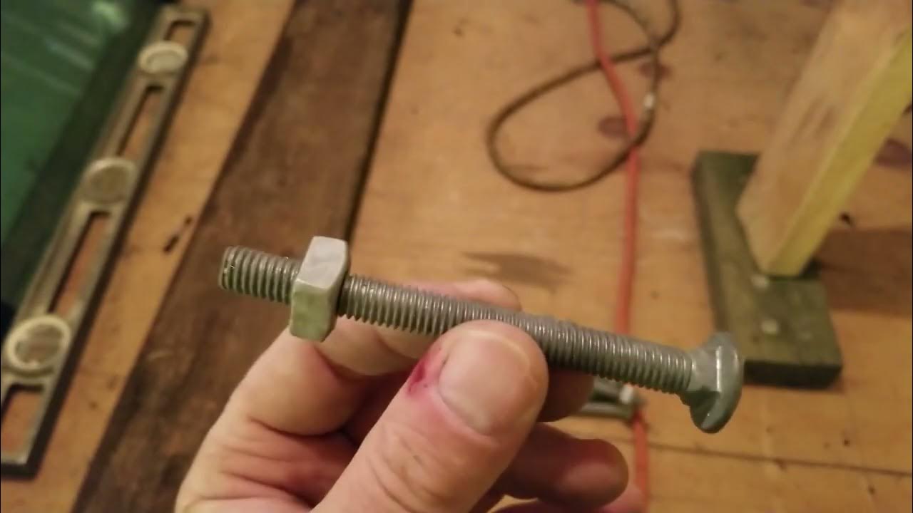 Easy Hack for Square Nuts and Bolts. Quick tip volume 15 - YouTube