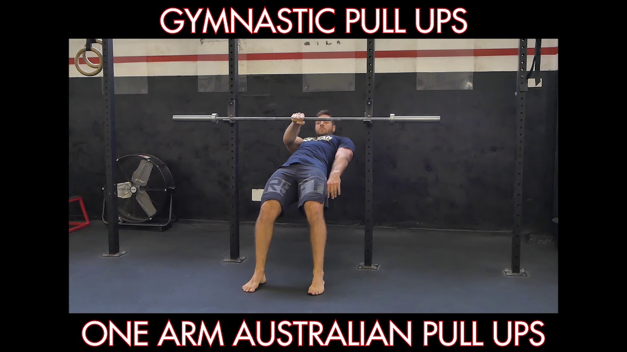 One Arm Australian Pull ups - YouTube