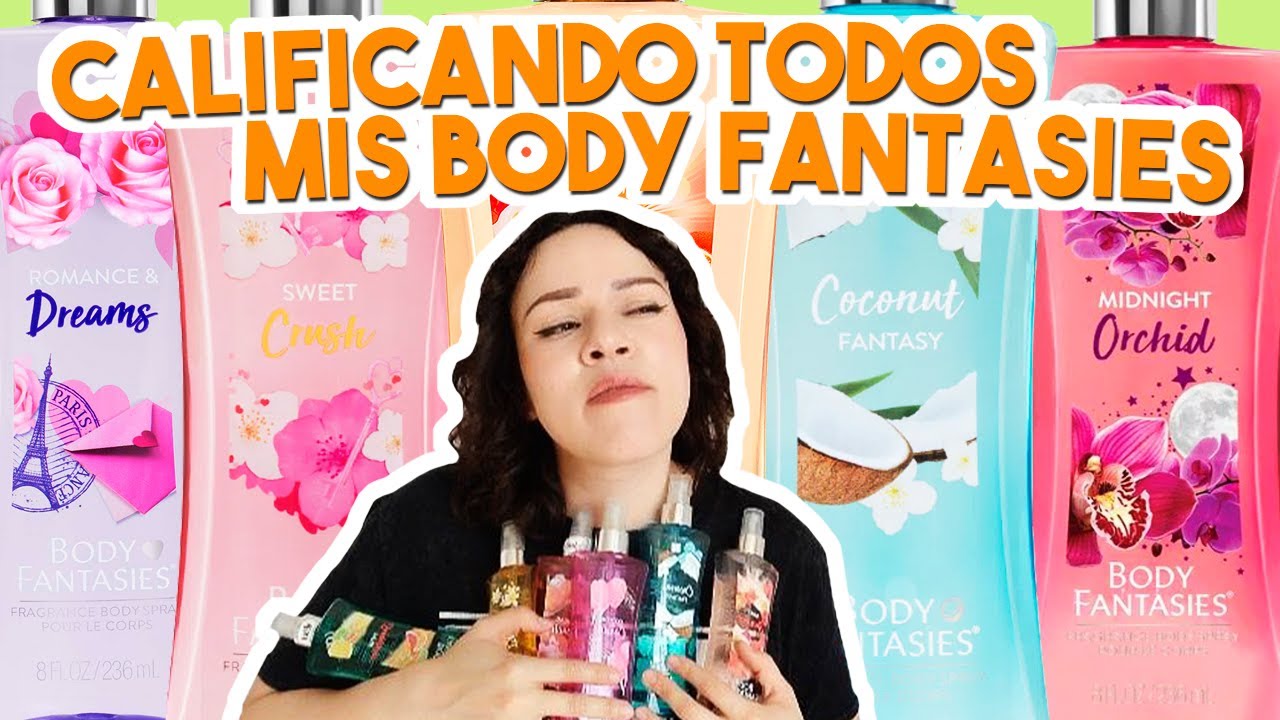 CALIFICANDO TODOS mis Body mist de BODY FANTASIES - YouTube