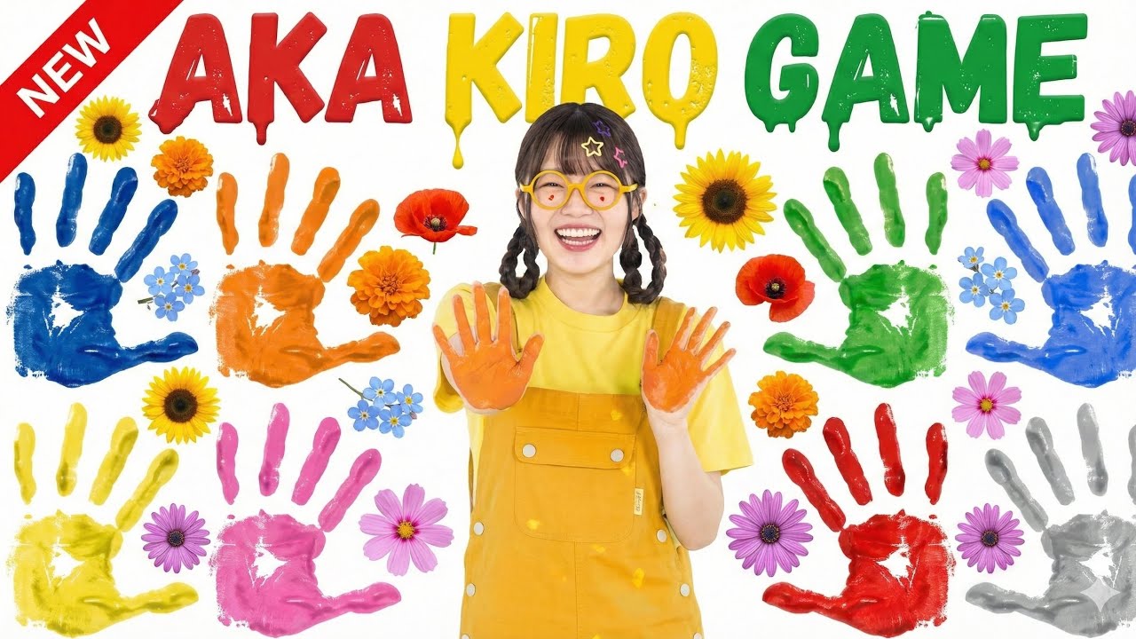 AKA! KIRO! AKA! SHIRO! AO! KIRO! | VIRAL TREND! | Color Mixing ...