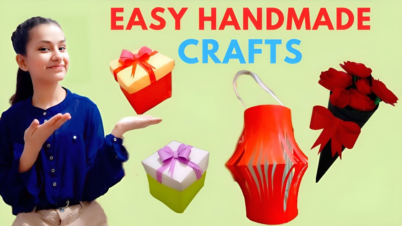 How to make easy handmade crafts/DIY easy crafts/flowers bouquet, gifts ...