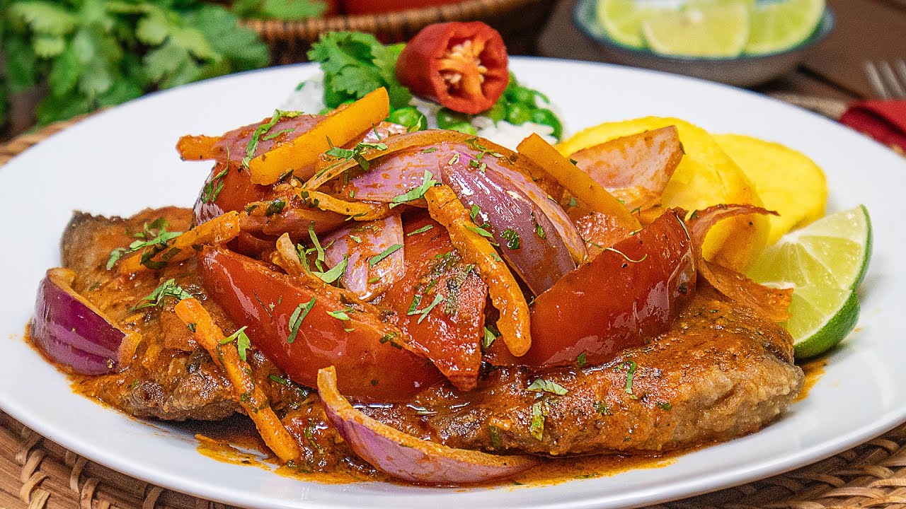 Pescado a la Chorrillana | SUPER DELICIOSO | RECETA PERUANA | Sazón y ...