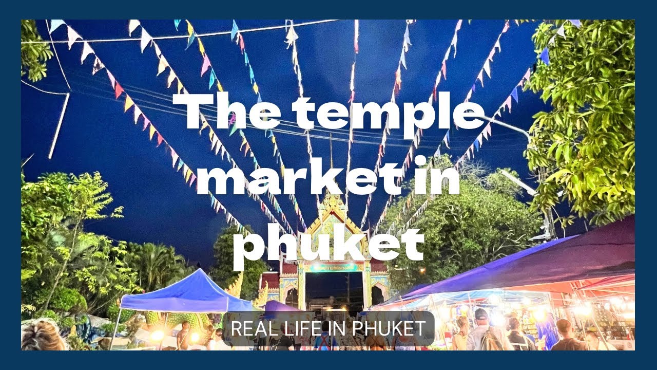 Karon temple night market in Phuket | Thailand | Karon Beach | souvenir ...