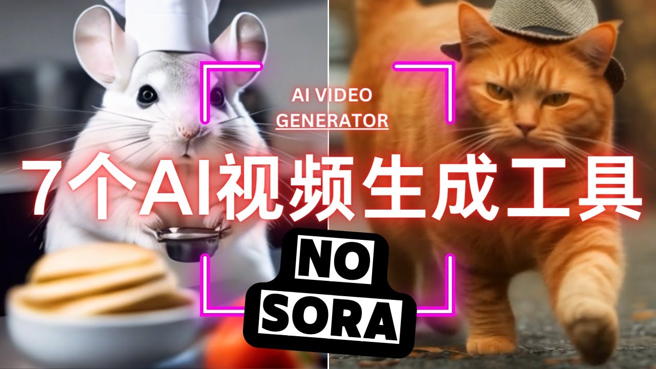 2025年视频制作必备，免费可用，Ai视频生成工具Top7推荐，一口气了解7个AI Video Generator工具：文生视频，图生视频 ...