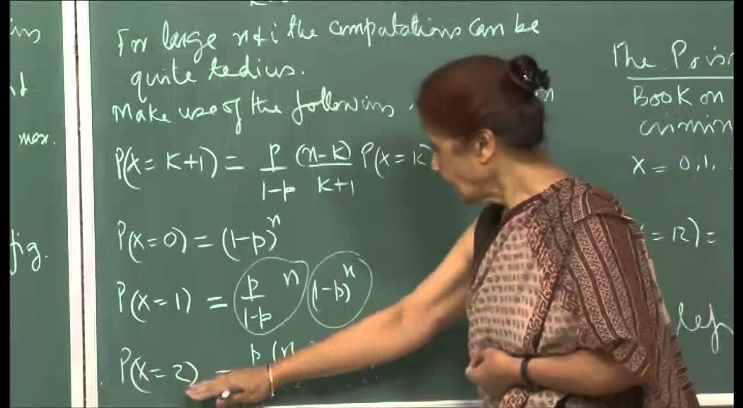 Mod 01 Lec 06 Discrete Random Variables And Their Distributions Youtube