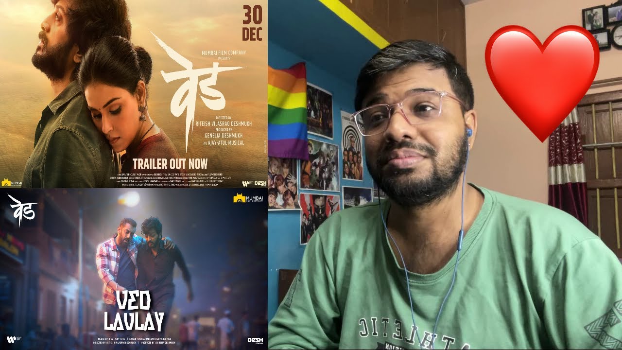 Ved | Trailer & Ved Lavlay Song Reaction | Riteish Deshmukh | Genelia ...