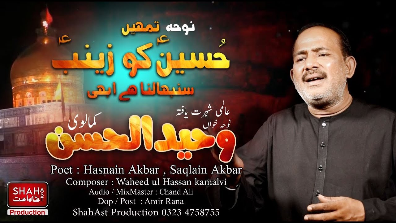 Tumhe Hussain ko Zainab | Waheed Ul Hassan| Imam Hussain Noha Bibi ...