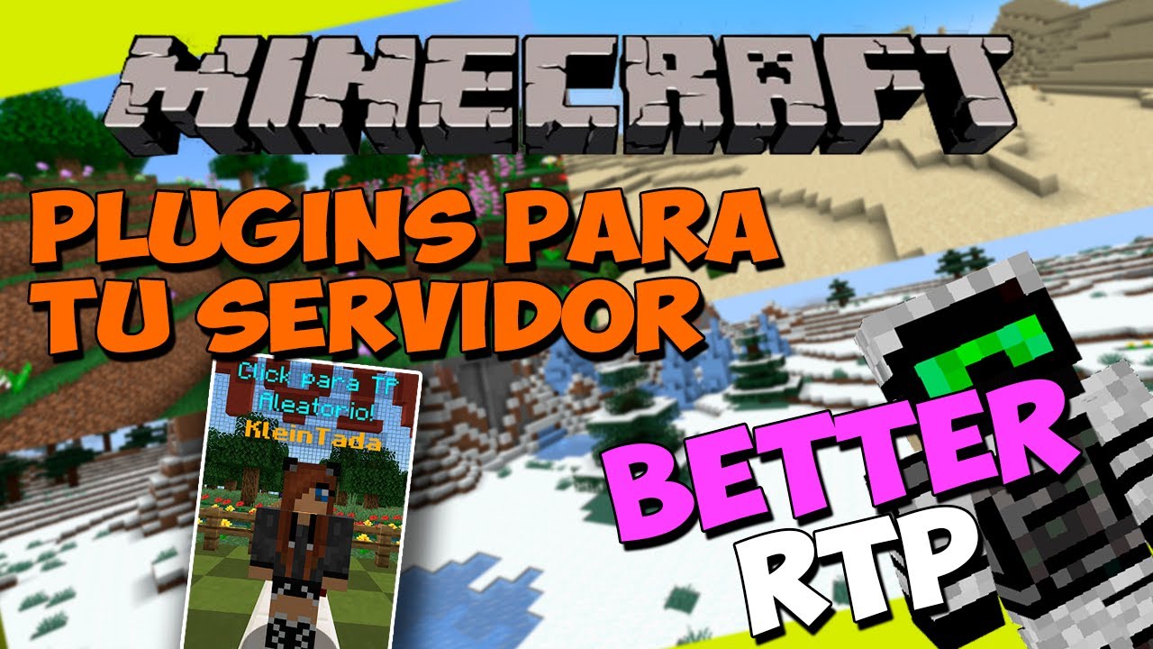 PLUGINS para tu SERVIDOR de Minecraft - BETTERRTP (Teletransporte Aleatorio!) - YouTube