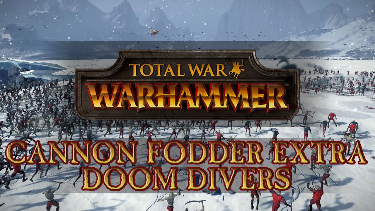 Total War: Warhammer - Cannon Fodder Extra: Zombie Horde vs Doom Divers ...