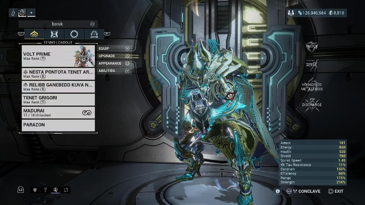 Warframe volt prime build - YouTube