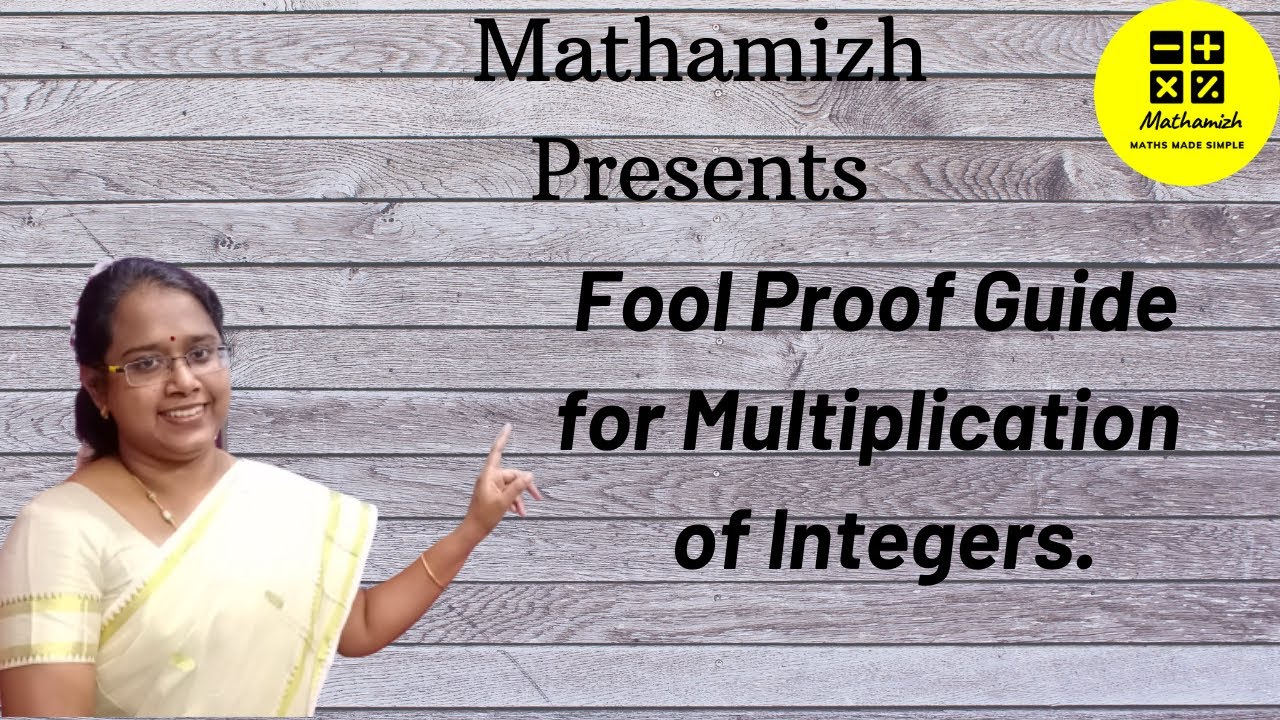 Dummies Guide to Multiplication of Integers in Tamil - YouTube