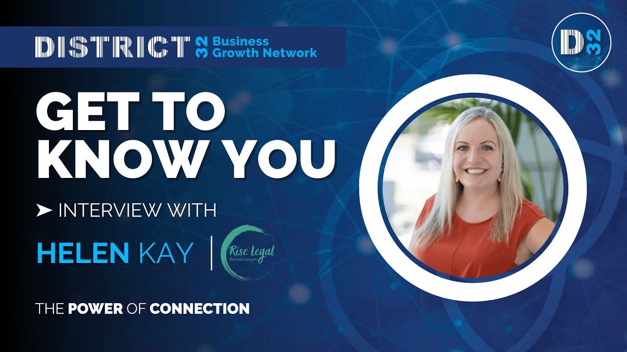 Meet Helen Kay of Rise Legal - YouTube