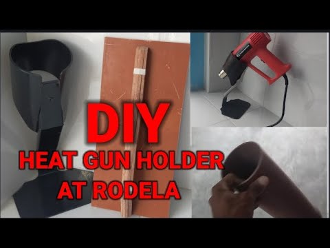 DIY heat gun holder - YouTube