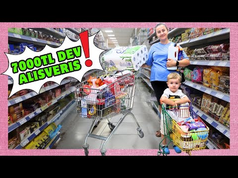 Çılgın Market Alışverişi😱 Gürmarı Talan Ettik🤭 Burak'ın Soğuk Esprileri🥶 Ateş İş Başında🤩 #vlog