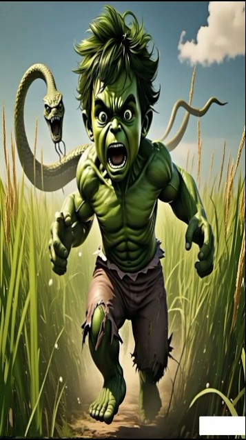 Hulk transformation into dragon!(little hulk vs snake) - YouTube