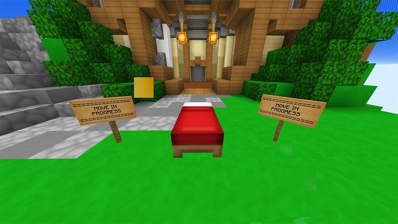 We Created the Bedwars Map 'Hollow' on our Skyblock Island! - YouTube