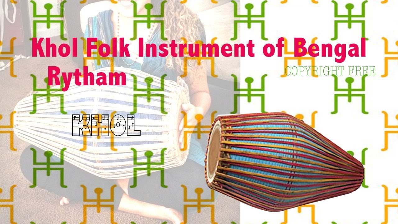 Bangla Khol Rytham || 109 BPM || Khol Folk Instrument of Bengal ...