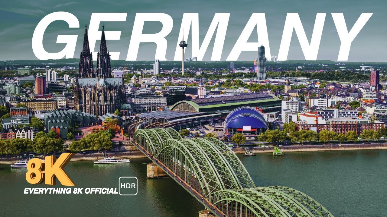GERMANY 8K - Beautiful scenery, relaxing music and natural sounds in ...