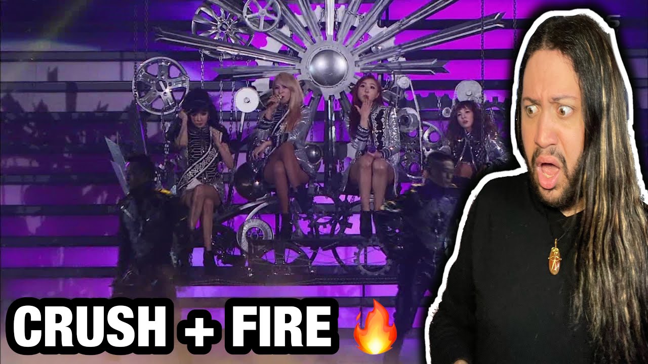 2NE1 - 'CRUSH' + 'FIRE' LIVE PERFORMANCES Reaction! - YouTube