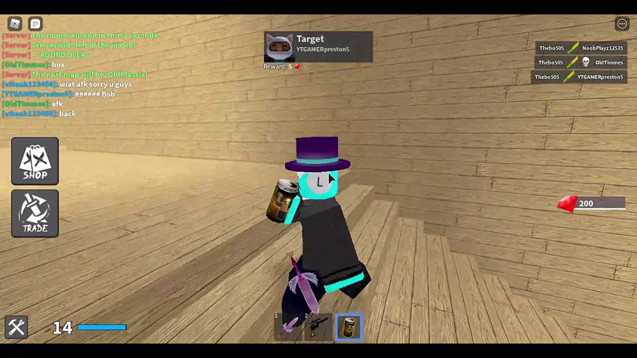 playing KAT in roblox - YouTube