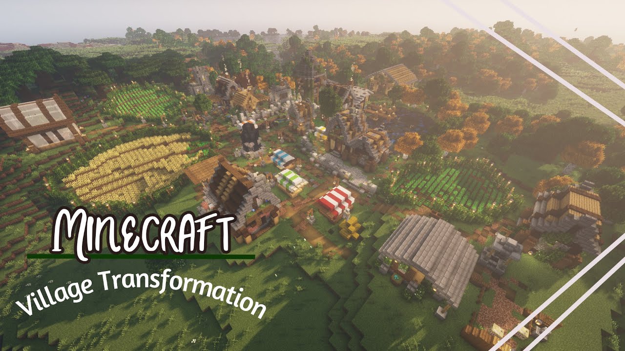Minecraft | Village Transformation | PART 1 - YouTube