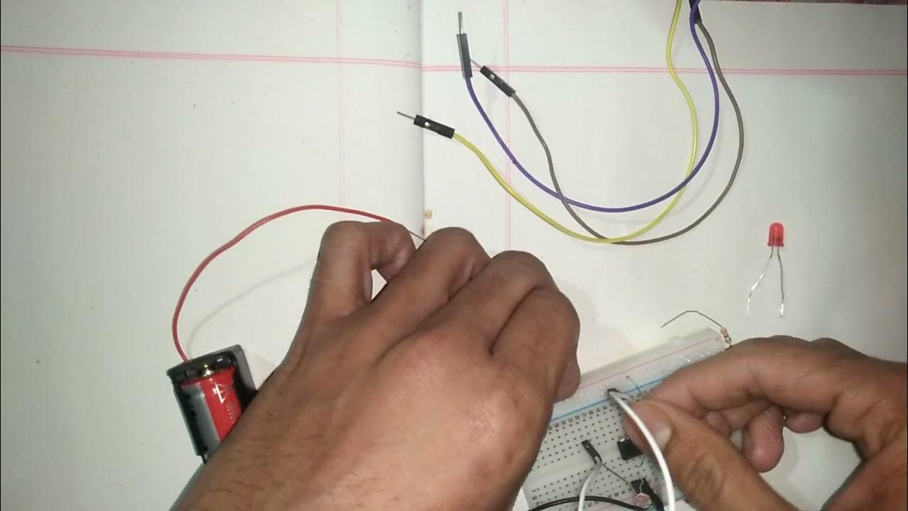 How to create a light detector using Nand gate - YouTube