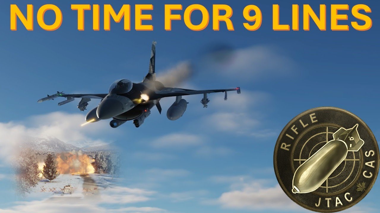 NO TIME FOR 9 LINES | DCS | JTAC | CLOSE AIR SUPPORT | - YouTube