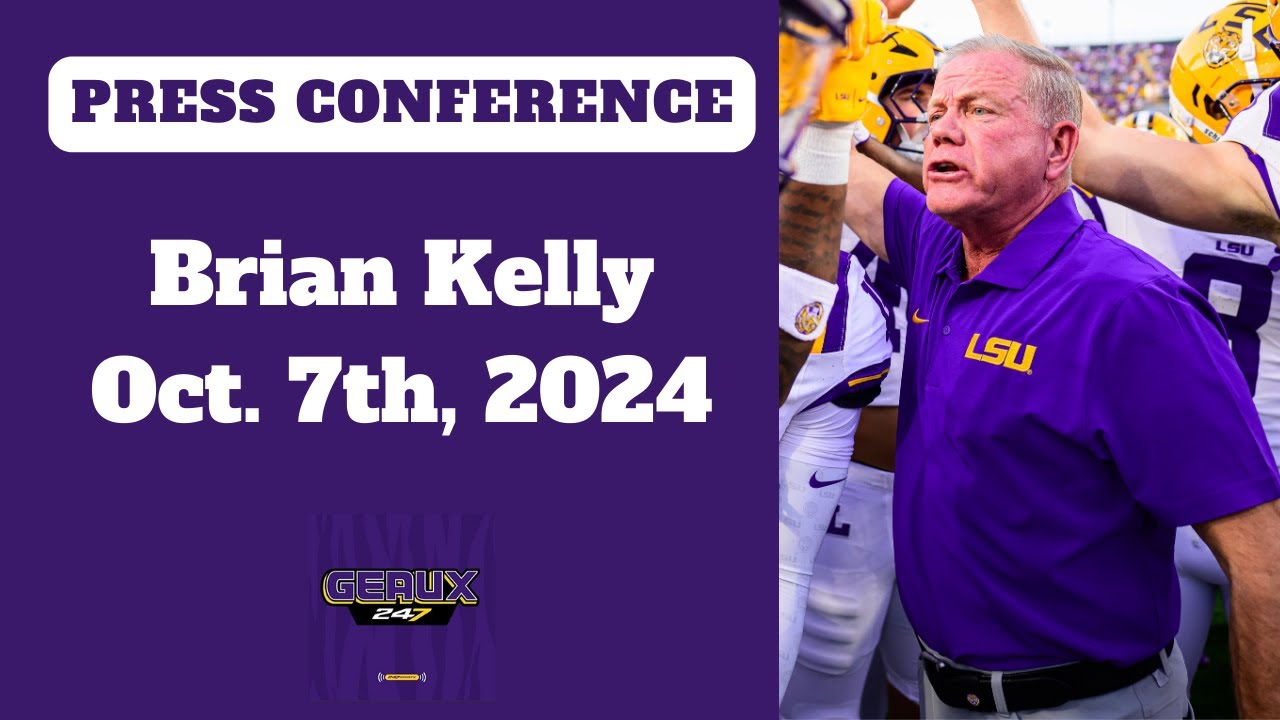 LSU's Brian Kelly previews matchup with Ole Miss, talks injuries and ...