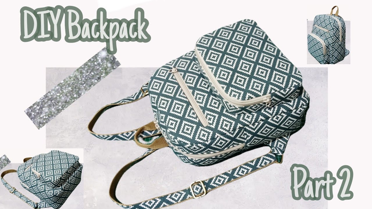 Part 2 Tutorial Membuat Backpack/Backpack Tutorials - YouTube