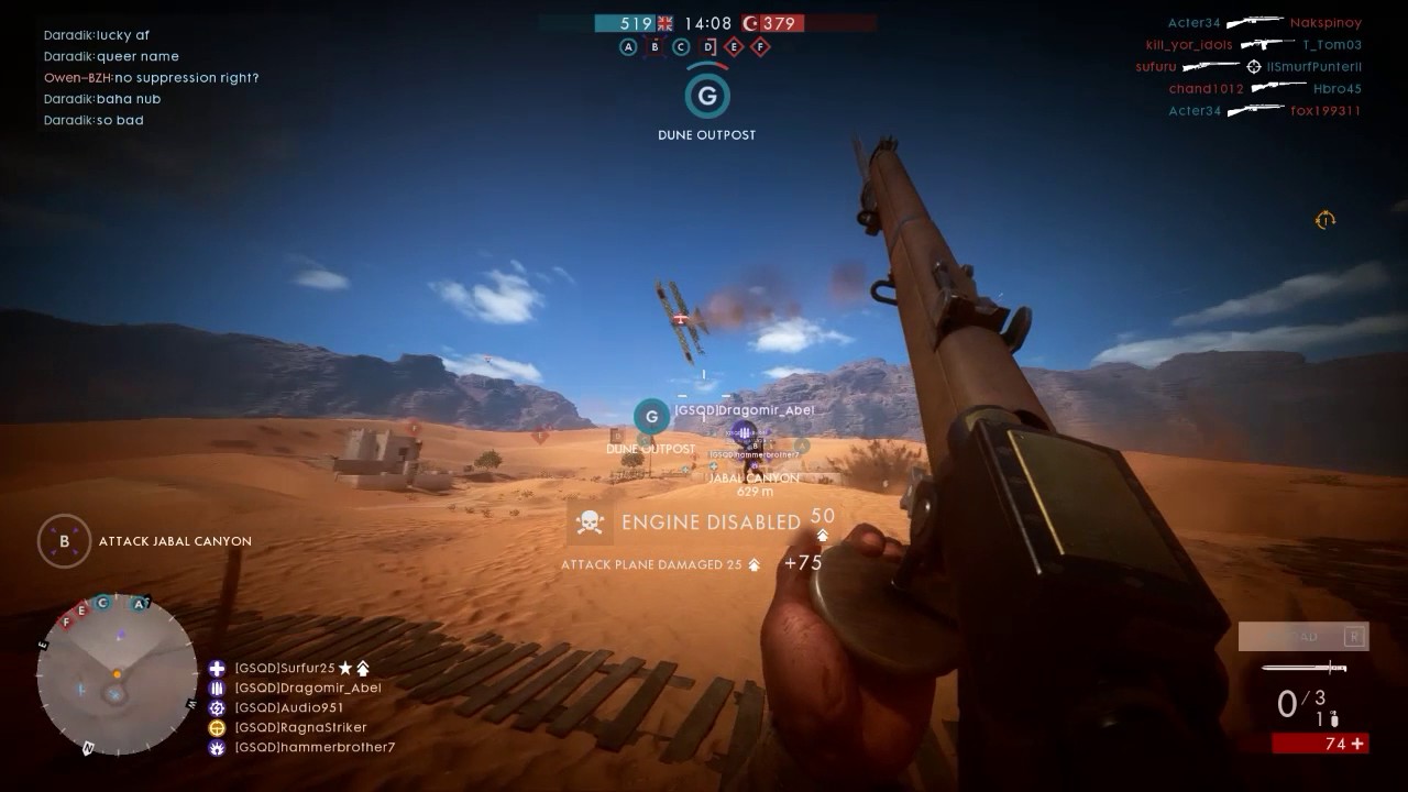 Battlefield 1 Pilot Shot - YouTube
