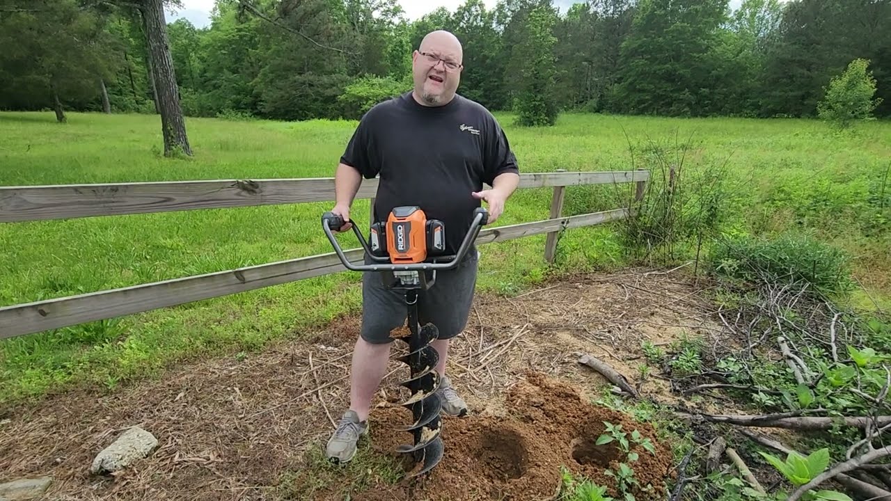 POWERMATE EARTH AUGER 43CC REVIEW ONE MAN POST HOLE DIGGER, 42% OFF