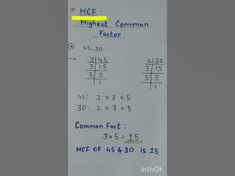Find HCF| HCF ka easy method|How to Find HCF|Find HCF common Factor|# ...