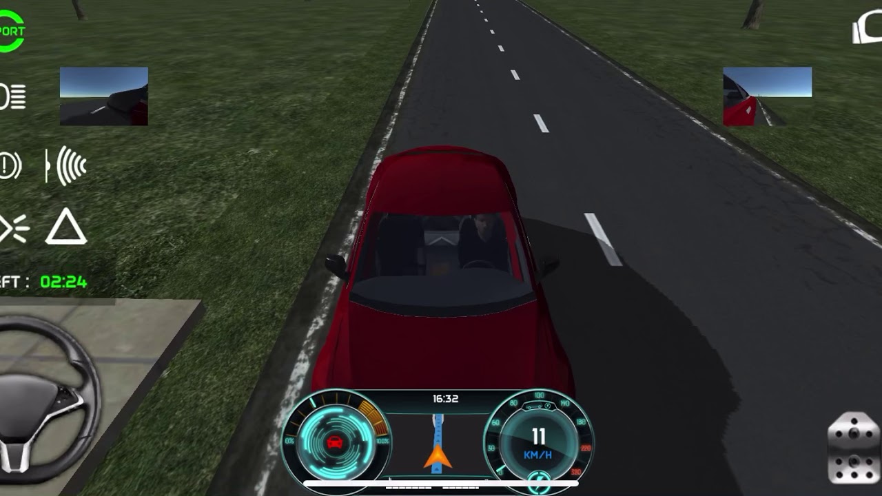 Real Driving Sim Tesla Timed Run - YouTube