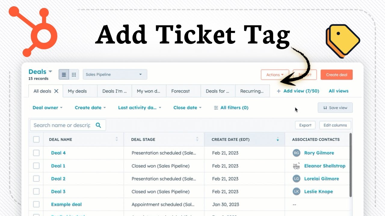 How To Add HubSpot Pipeline Ticket Tag (Pipeline Tagging Tips) - YouTube