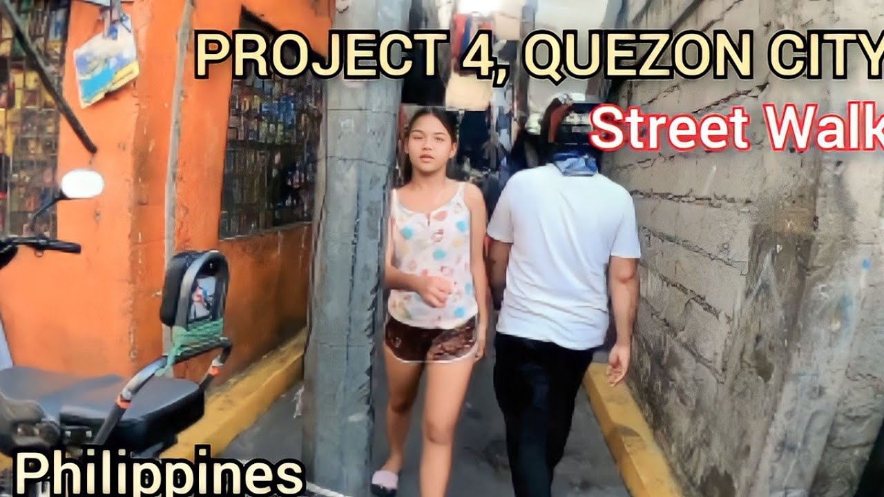 Walking Around Project 4, Quezon City.Philippines [4k] | Street Tour ...