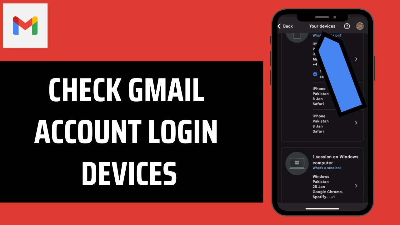 How To Check Gmail Account Login Devices - YouTube