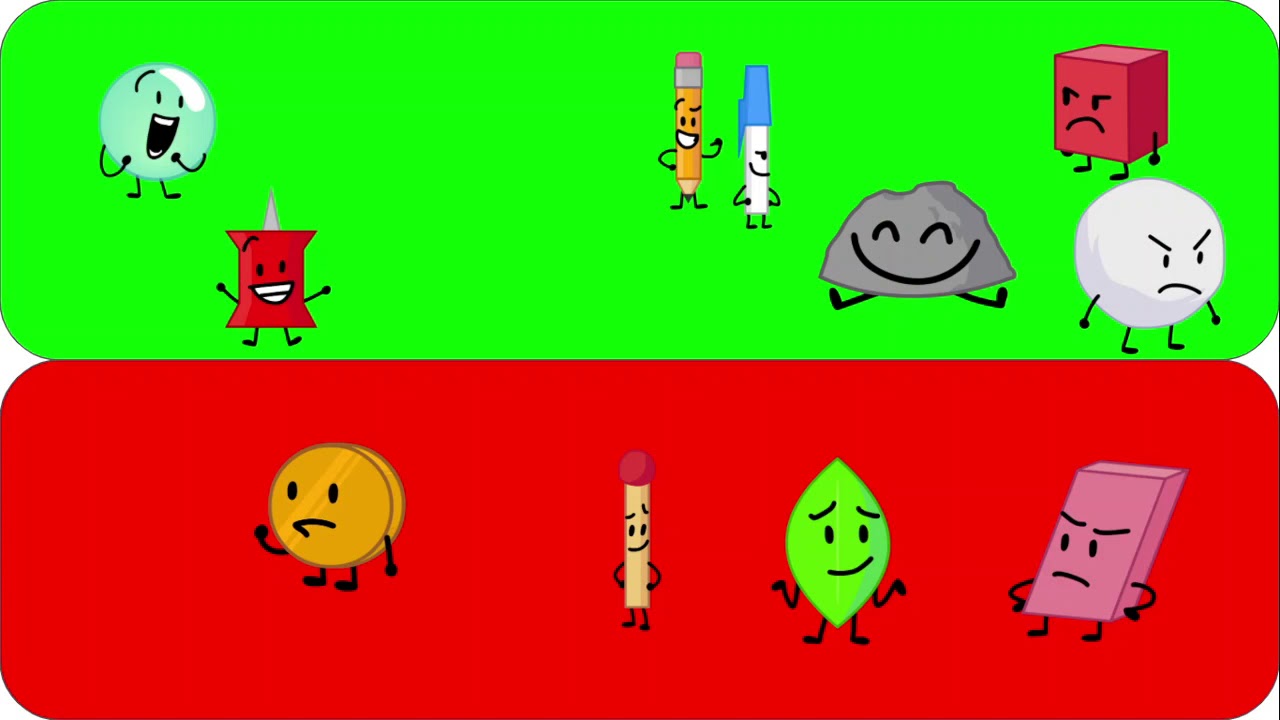 BFDI 1-25 Voting Results but an amount of votes cast is only the digit ...