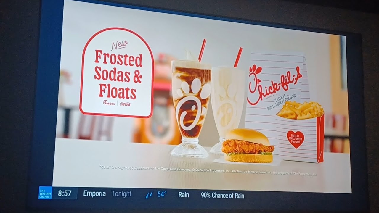 Chick-fil-A🐔 2026 Commercial 2 - Frosted Sodas & Floats (:14) - YouTube