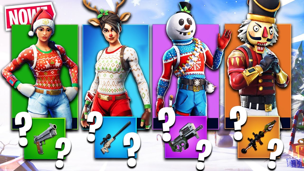 🎄 *LOSOWY* ŚWIĄTECZNY SKIN CHALLENGE w Fortnite! - YouTube