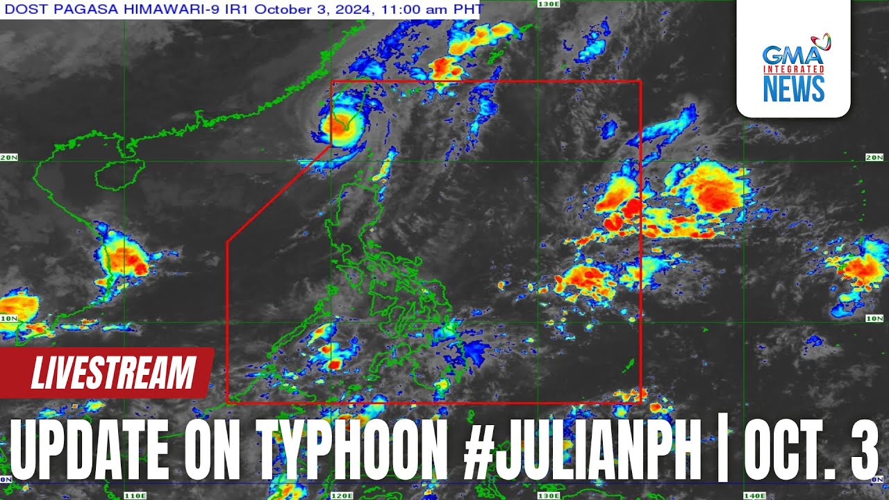 LIVE: Update on Typhoon #JulianPH (October 3, 2024) - Replay - YouTube