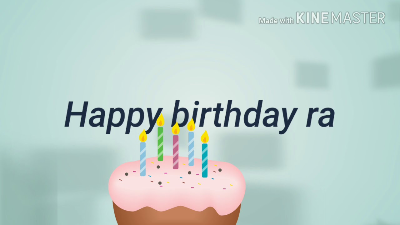 Happy Birthday Ra Sandeep - YouTube