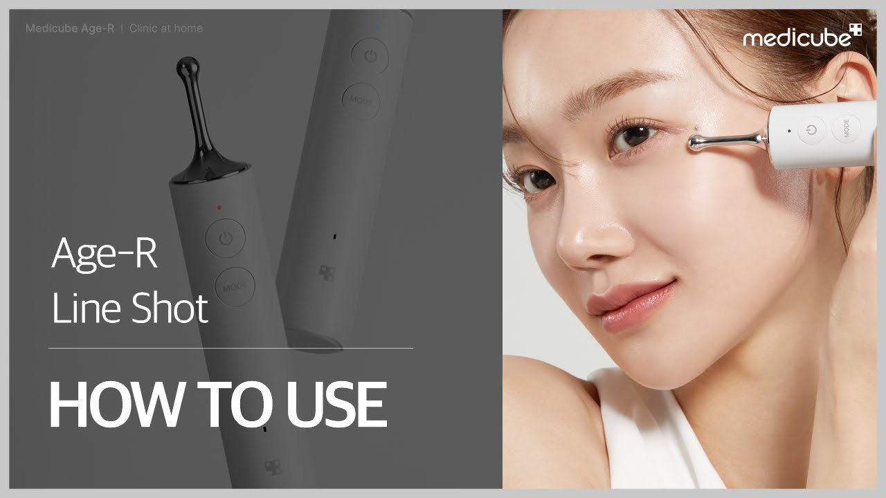 [MEDICUBE] How to use AGE-R Line Shot - YouTube