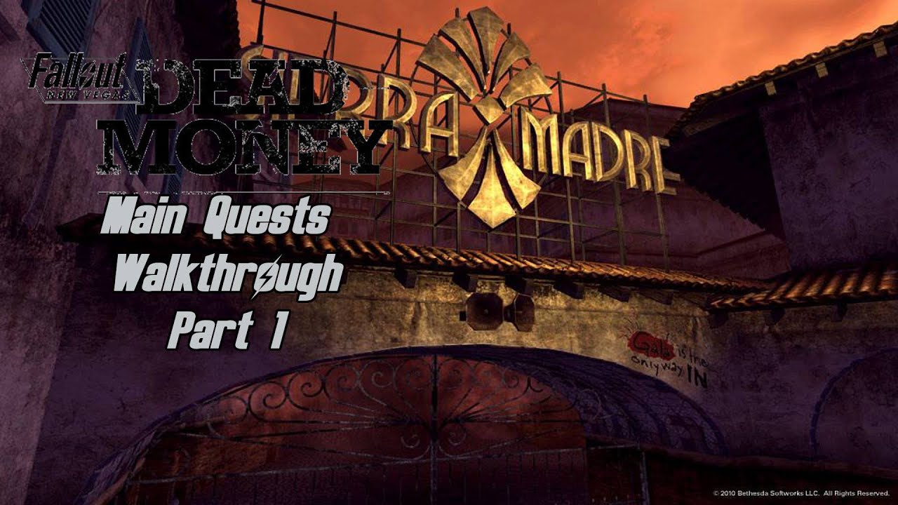 Fallout: New Vegas - Dead Money DLC - Walkthrough Part 1 - YouTube