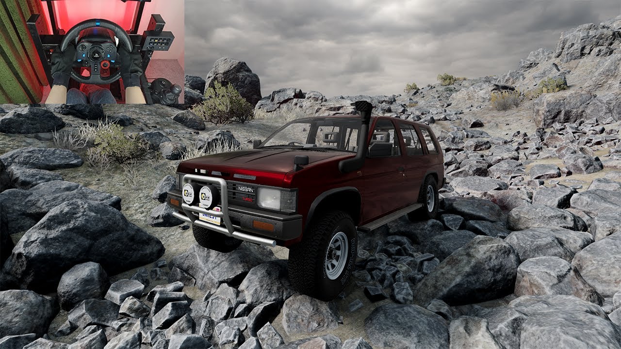 Nissan Terrano Turbo Realistic Offroading Beamng Drive Logitech